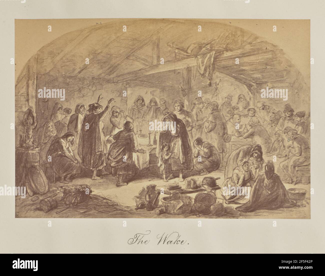 The Wake.. Unknown Stock Photo - Alamy