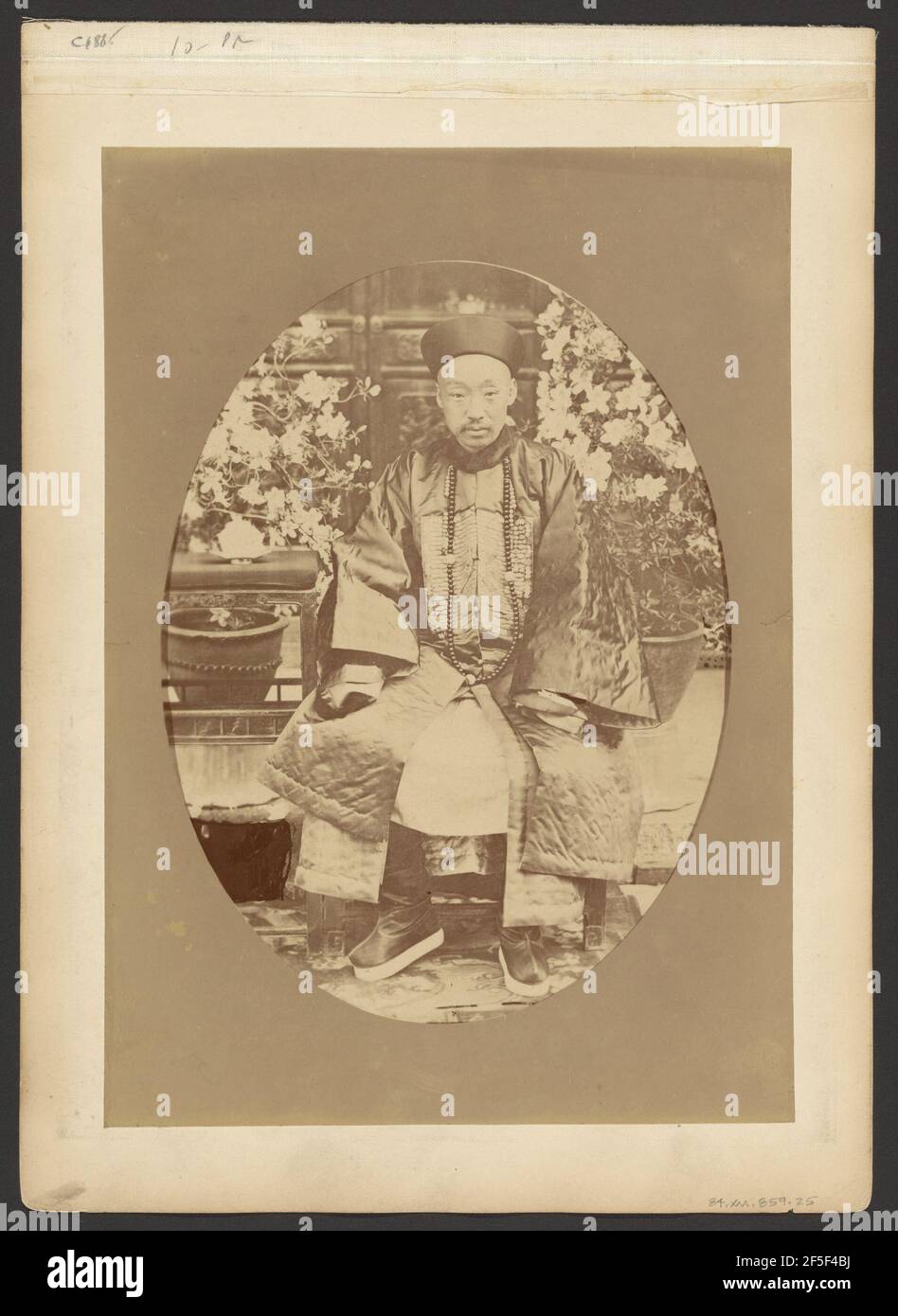 Chinese man. John Thomson (Scottish, 1837 - 1921 Stock Photo - Alamy