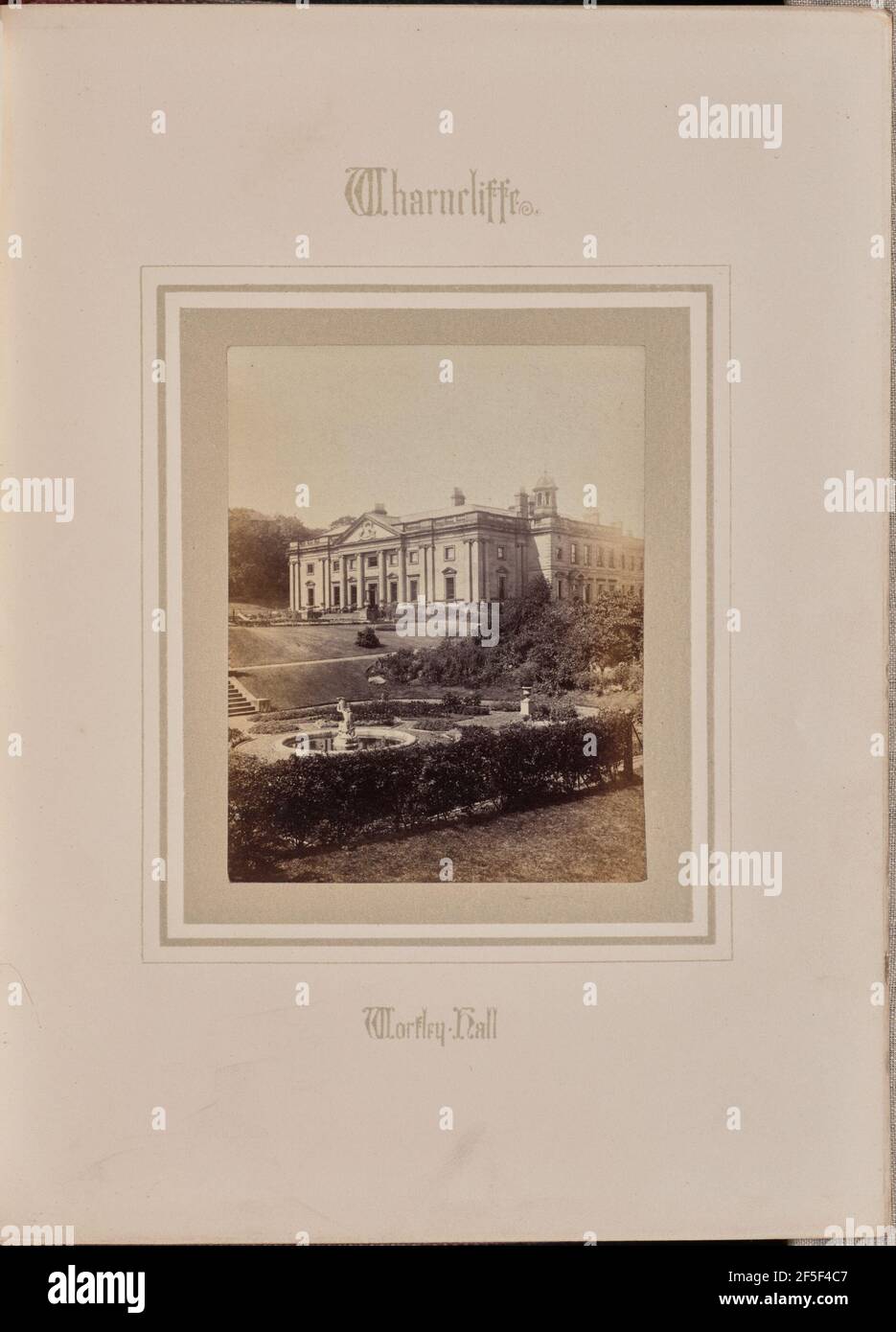 Wortley Hall. Theophilus Smith (British, active 1860s Stock Photo - Alamy
