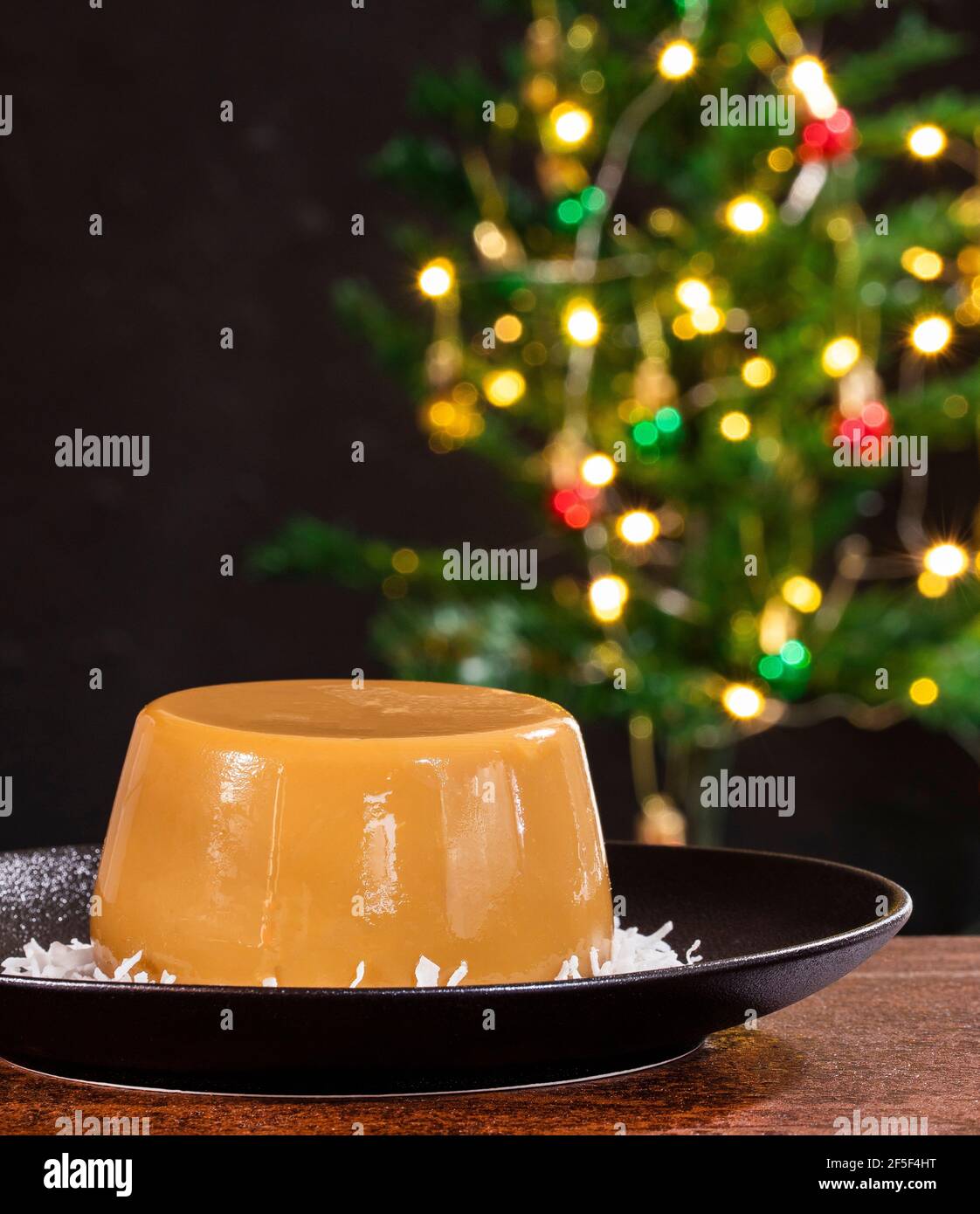 Natilla traditional Colombian food - Christmas atmosphere Stock Photo ...