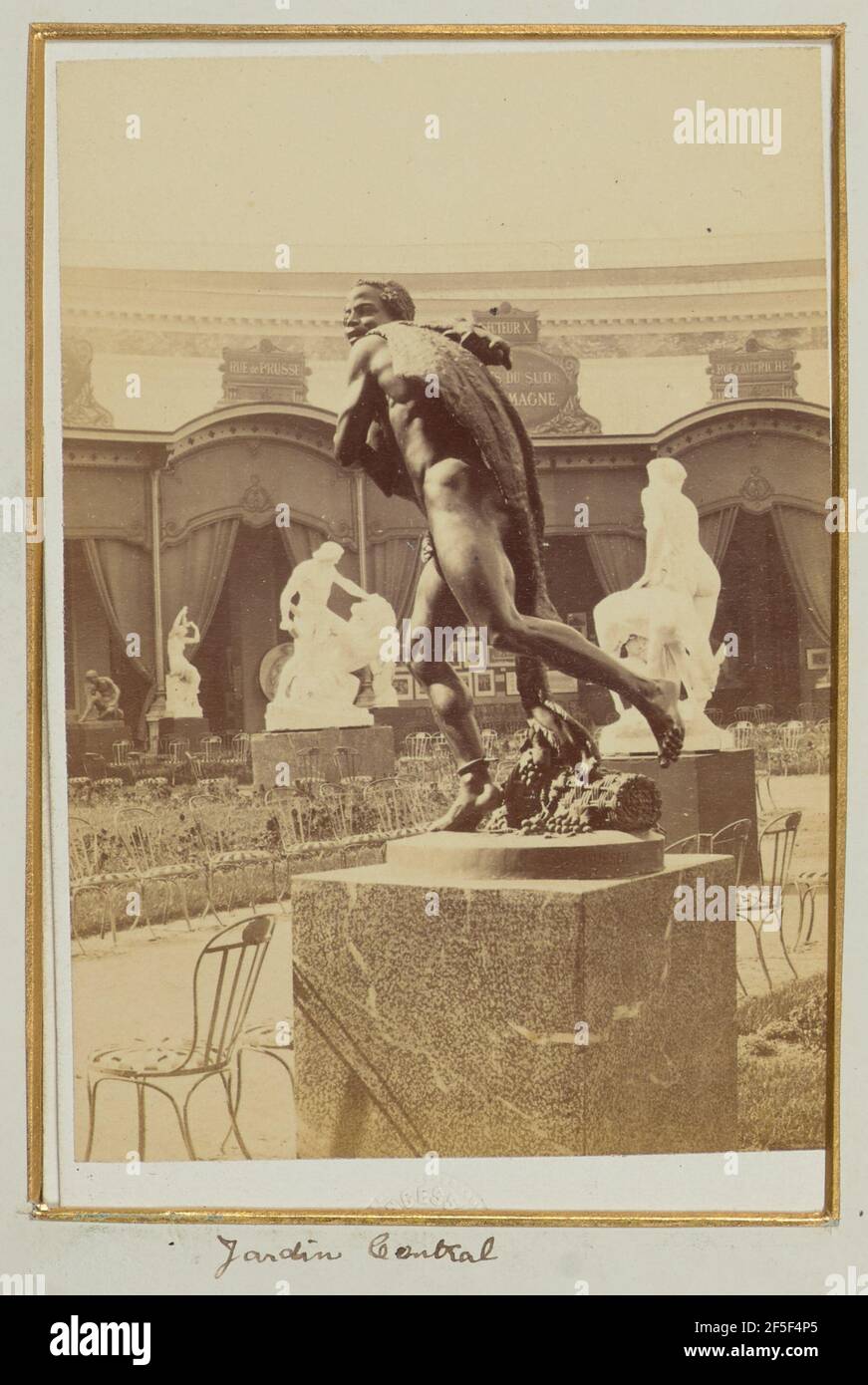 Jardin Central, Groupe de Statues (No. 28). Léon & Lévy (French, active ...