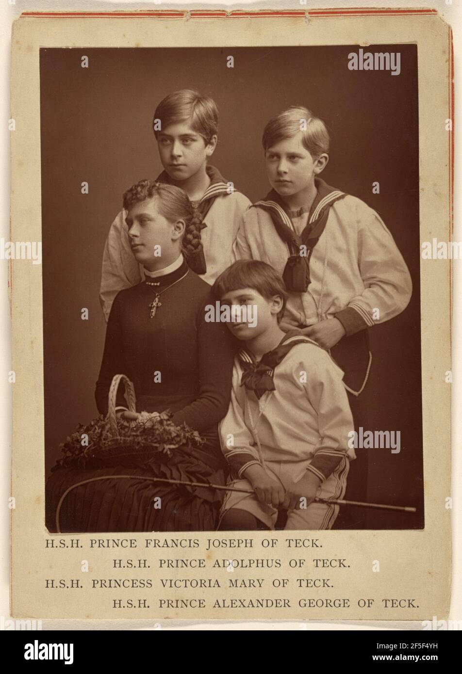 H.S.H. Prince Francis Joseph of Teck...Prince Adolphus of Teck ...