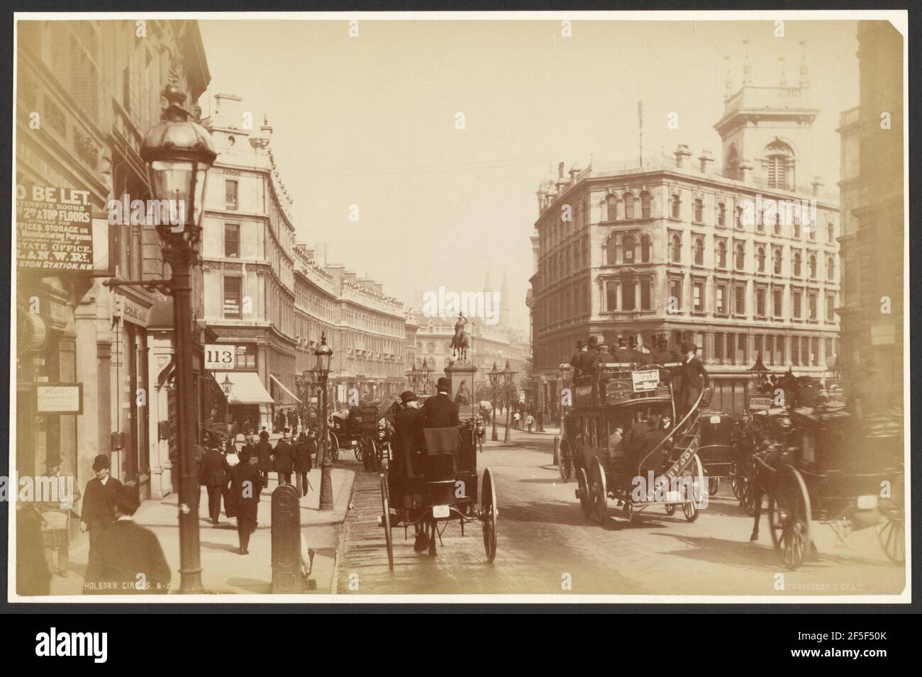 Holborn Circus. London Stereoscopic Company (active 1854 - 1890 Stock ...