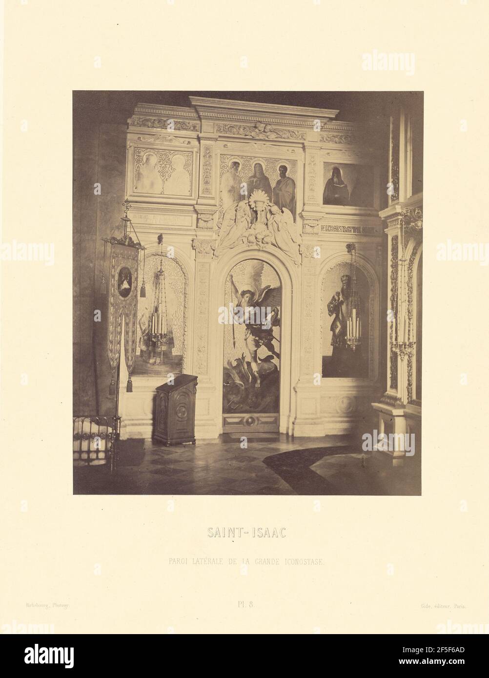 Saint-Isaac, Paroi Laterale de la Grande Iconostase. Pierre-Ambrose ...
