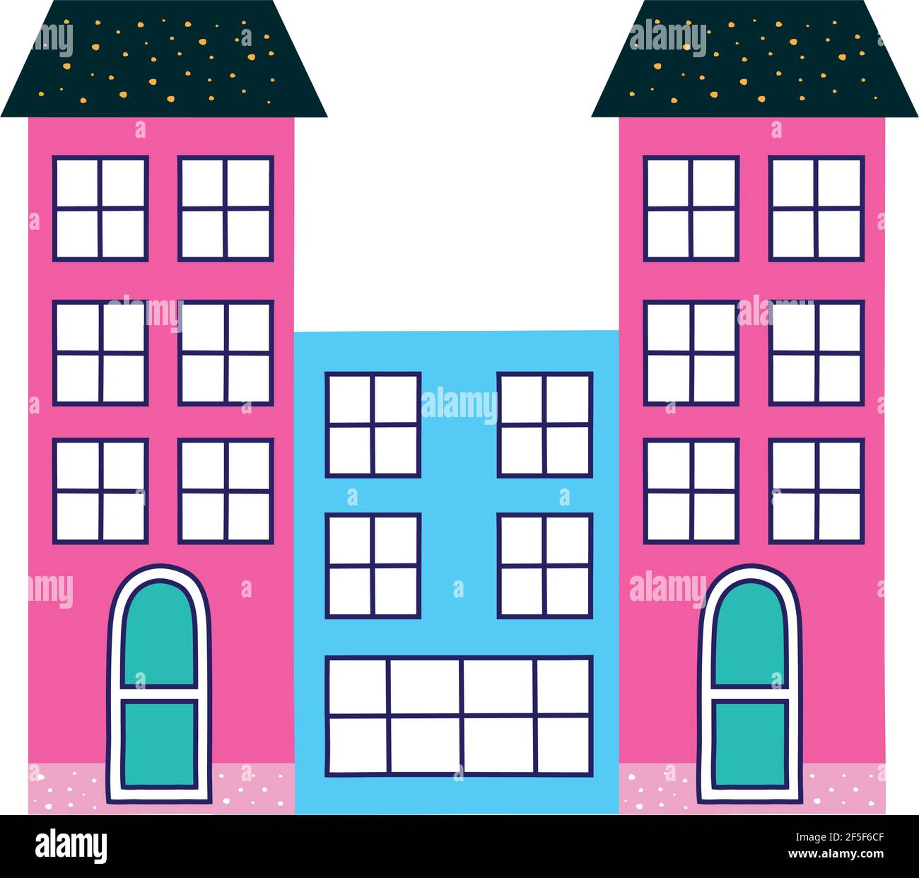 building pink construction Stock Vector Image & Art - Alamy