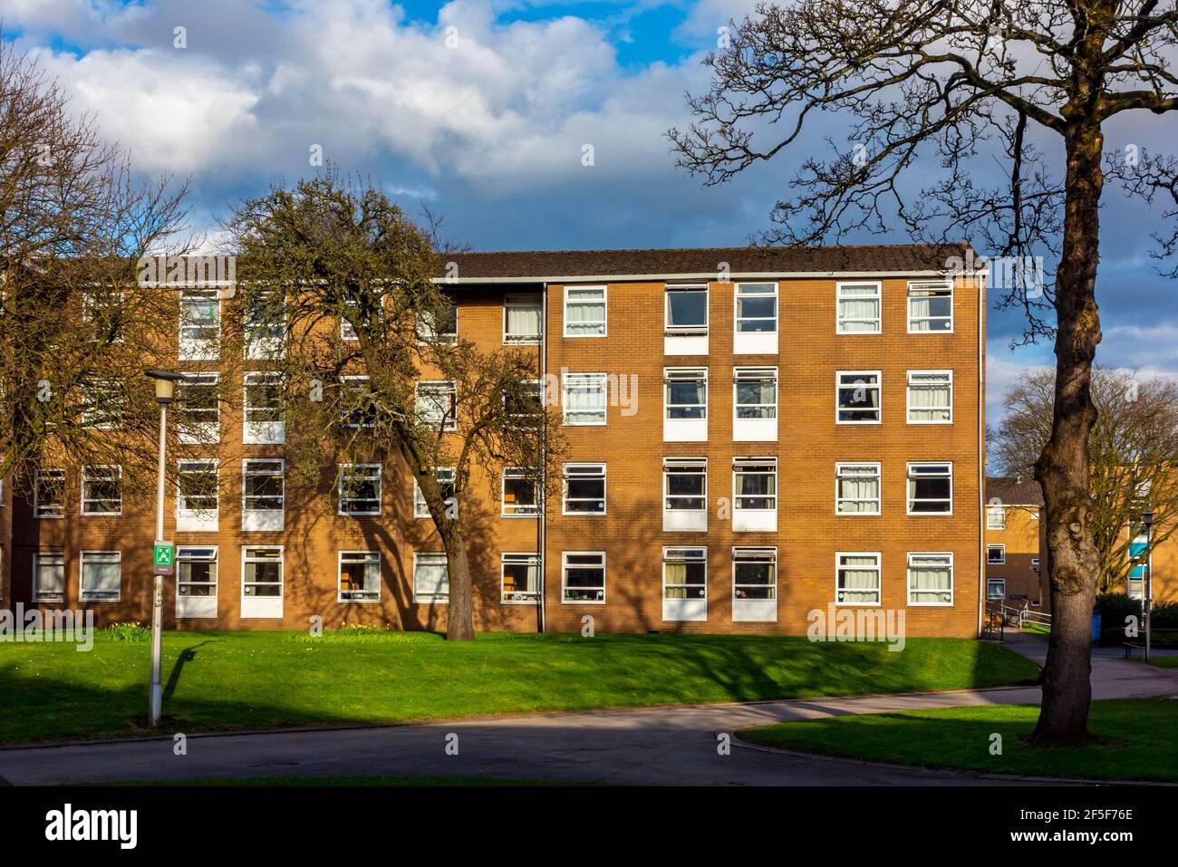 Fallowfield Halls of Residence on the University of Manchester campus ...