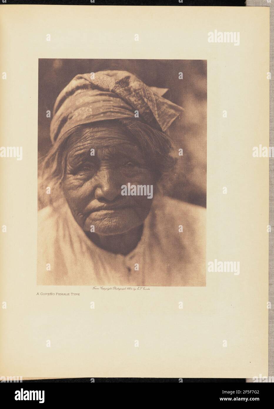 A Cupeño Female Type. Edward S. Curtis (American, 1868 - 1952 Stock ...