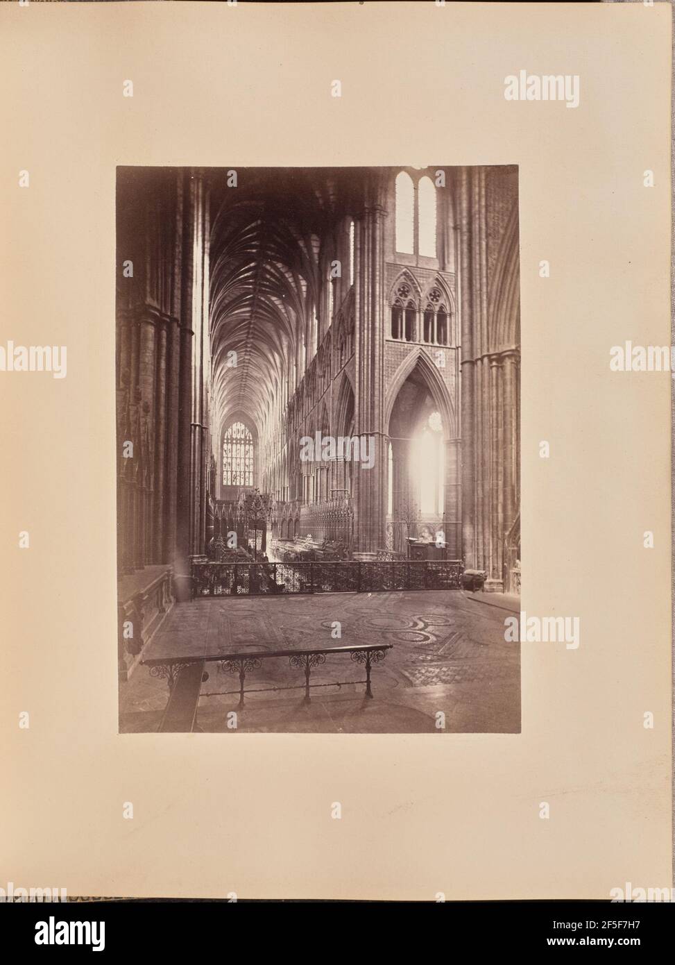 Choir and Nave, Looking West. John Harrington (British, active 1860s ...