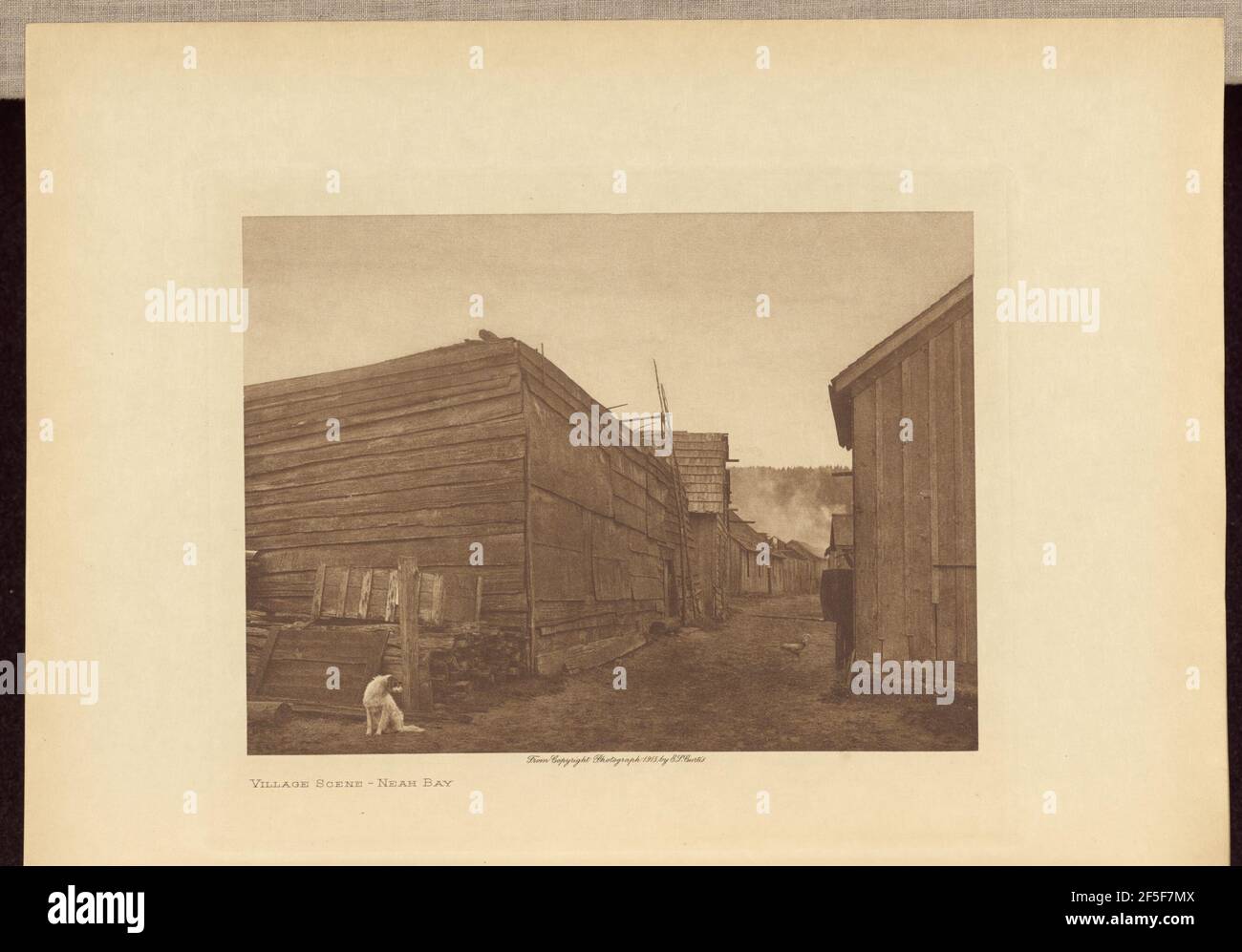 Village Scene - Neah Bay. Edward S. Curtis (American, 1868 - 1952 Stock ...