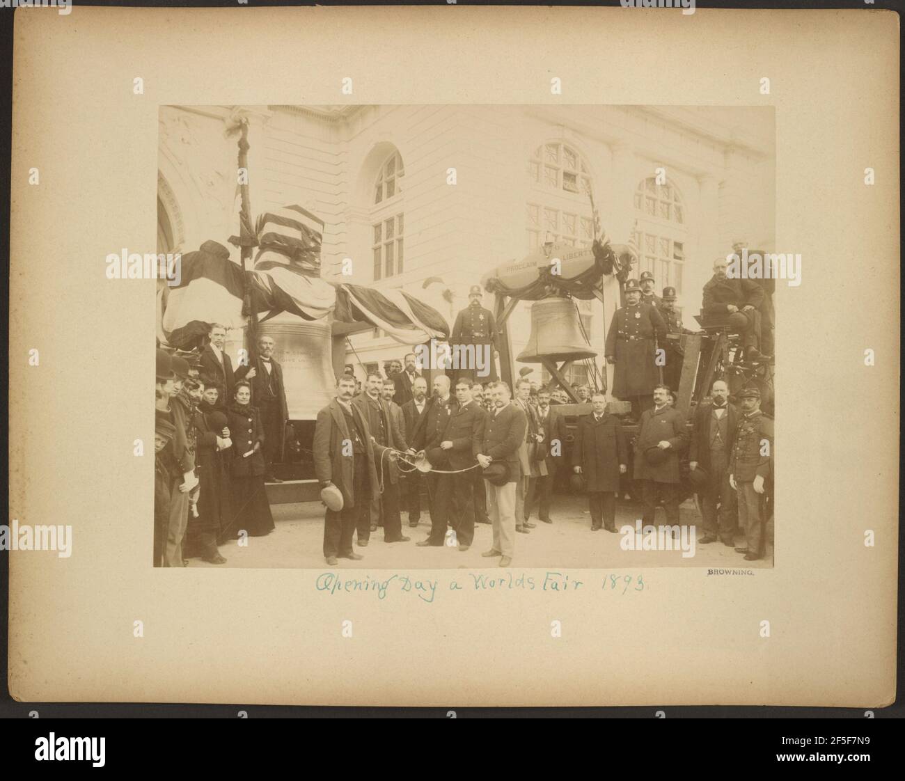Opening Day at World's Fair 1893. Browning (American, active 1890s ...