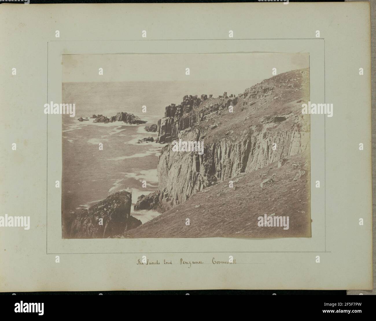 The Land's End, Penzance, Cornwall. John Wheeley Gough Gutch (British ...