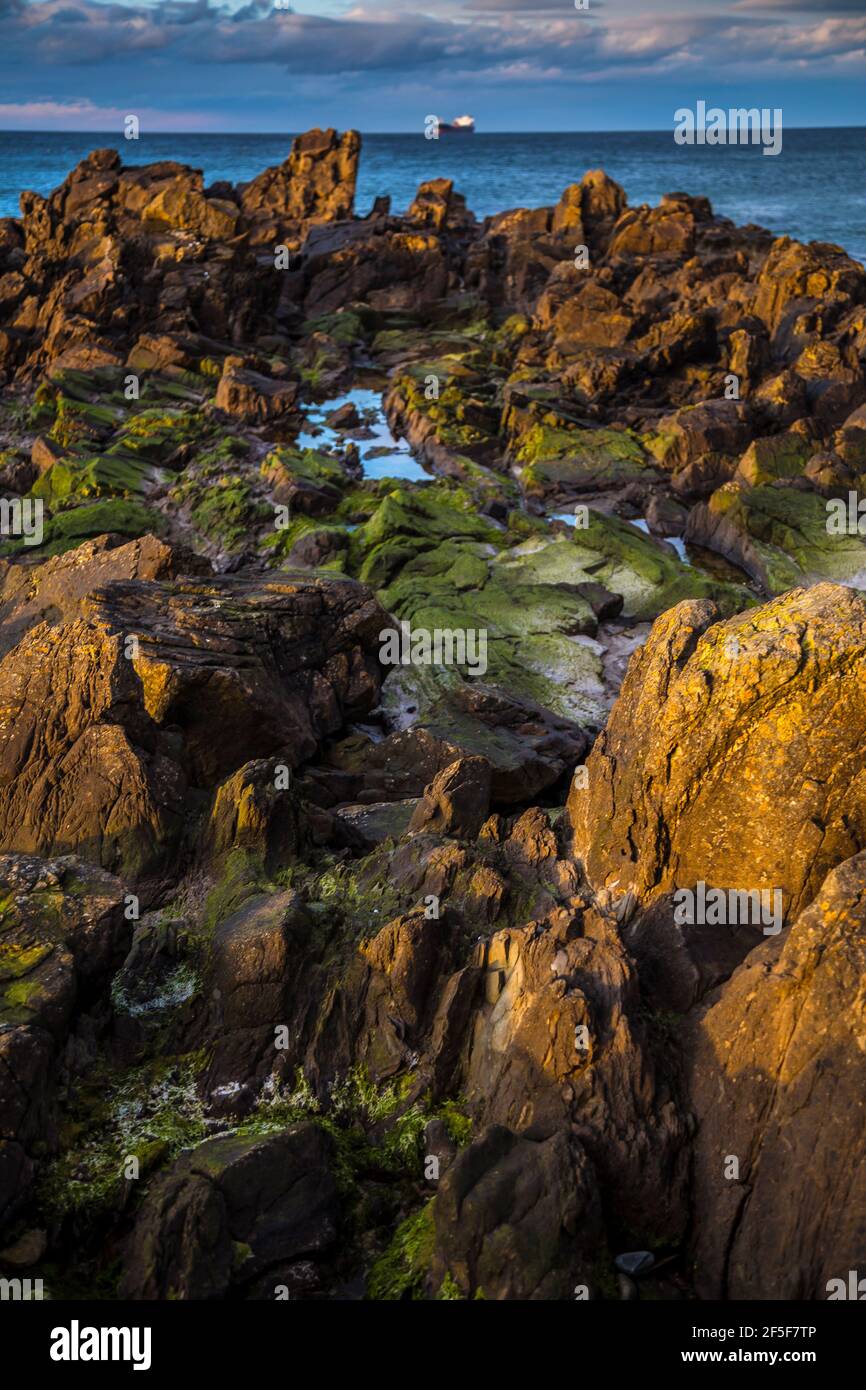 banff shore scotland Stock Photo - Alamy