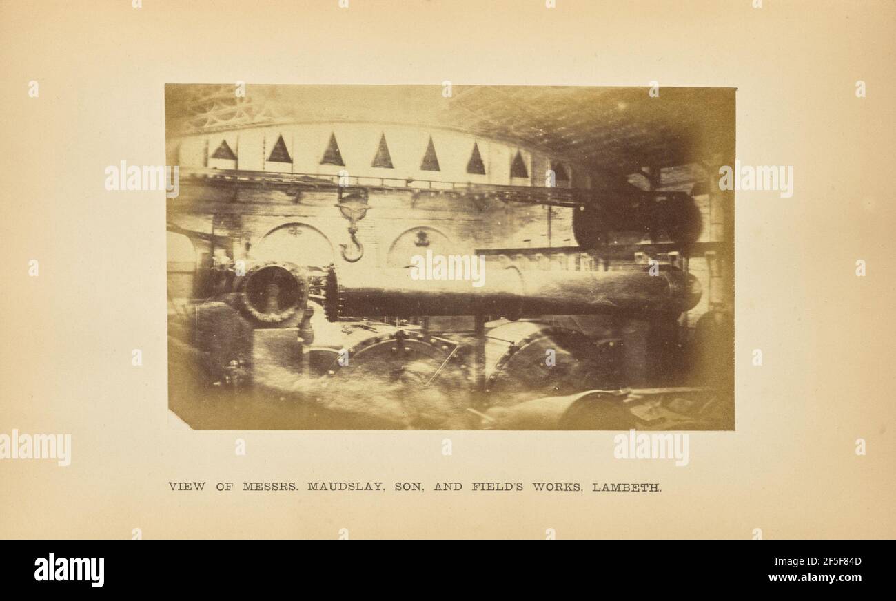 Messrs. Maudslay, Son, and Field's Works, Lambeth: Engines of her ...