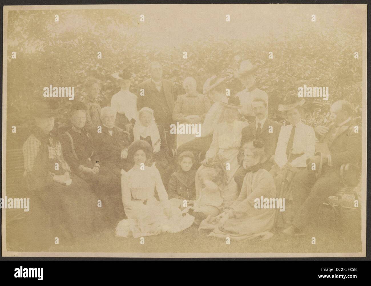 Large Group Family Portrait. Louis Fleckenstein (American, 1866 - 1943 ...