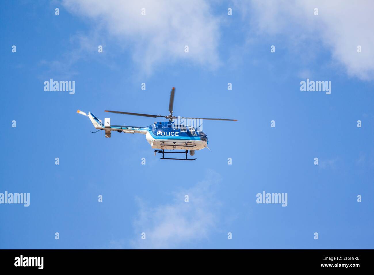EC135 BO105 Helicopter (Airbus Helicopter H135) of the Hellenic Police ...