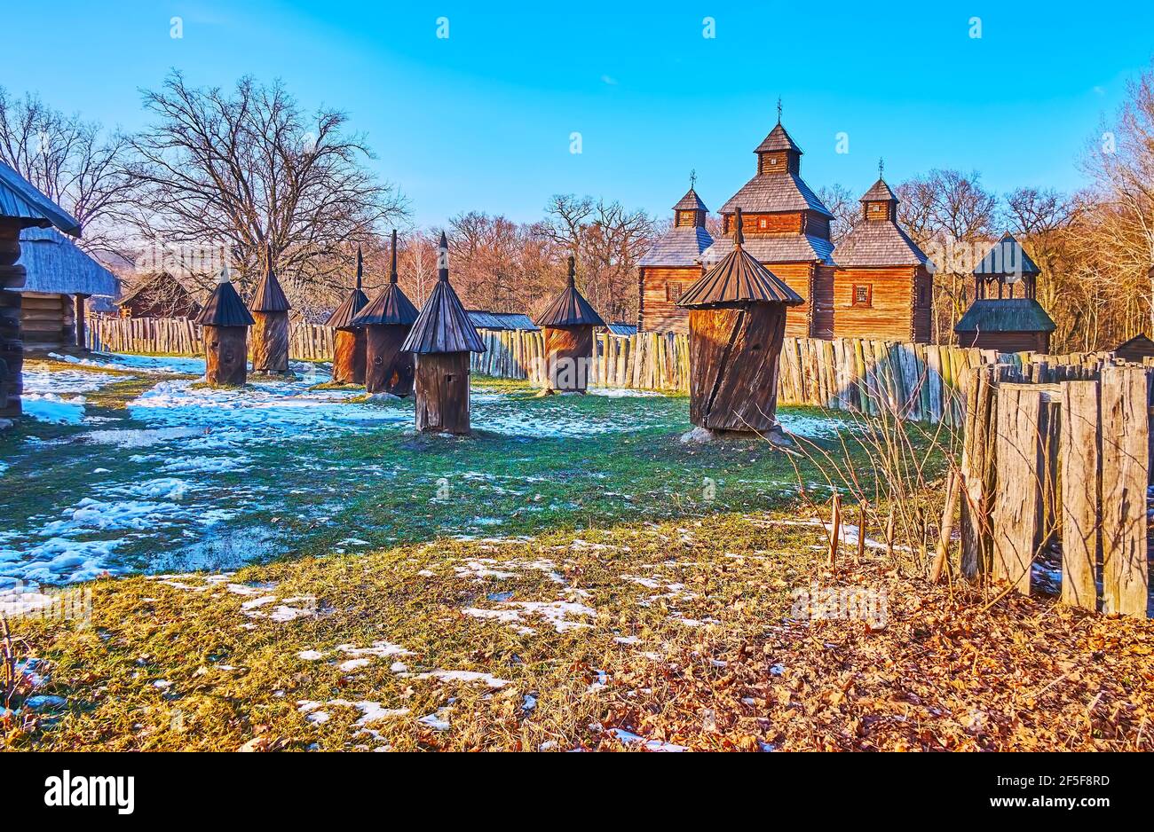 Old log church museum hi-res stock photography and images - Alamy