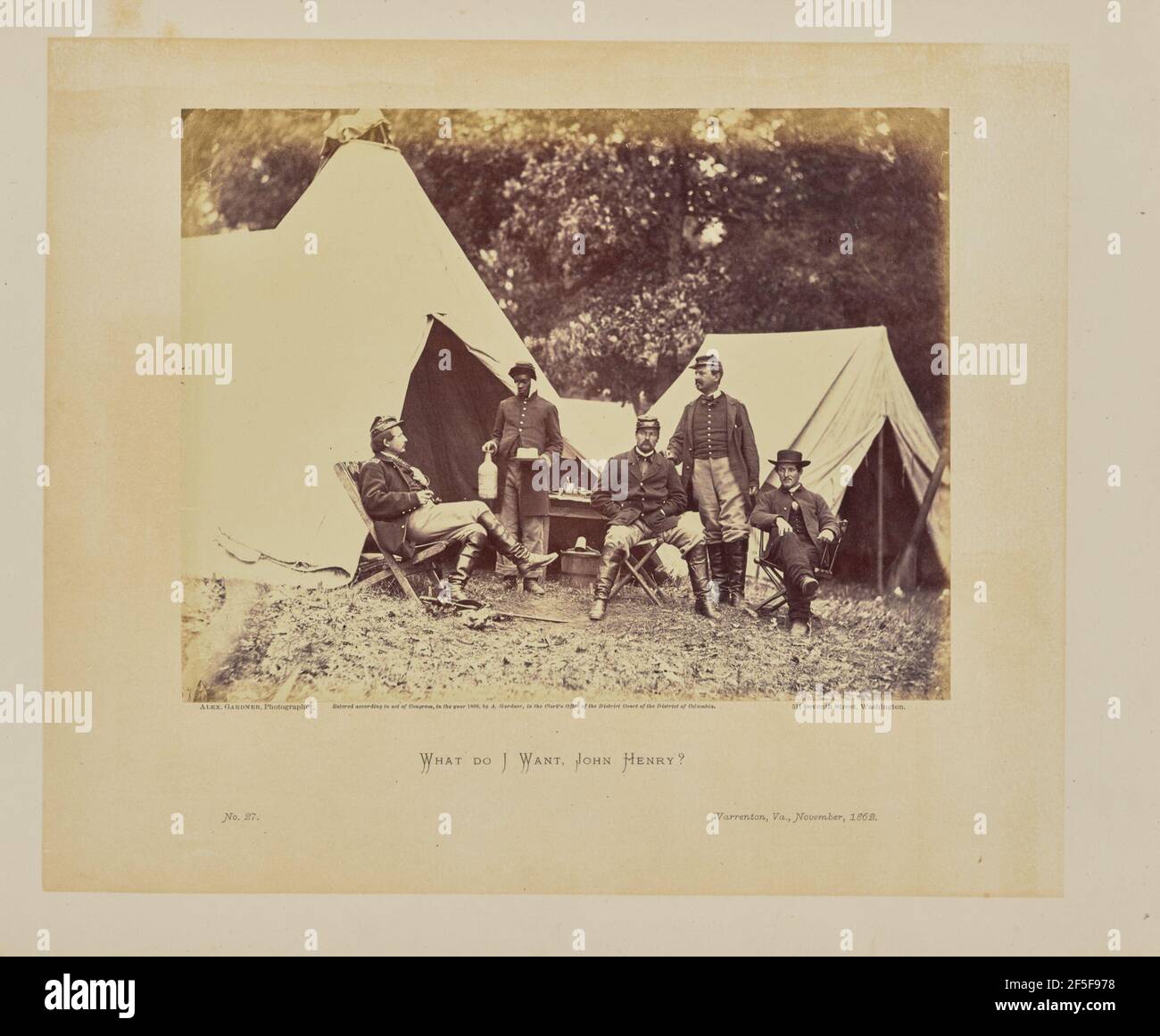 What do I want, John Henry?. Alexander Gardner (American, born Scotland ...