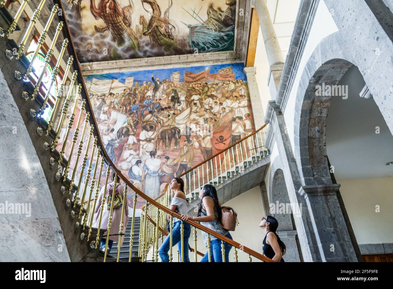 Castillo de chapultepec mural hi-res stock photography and images - Alamy