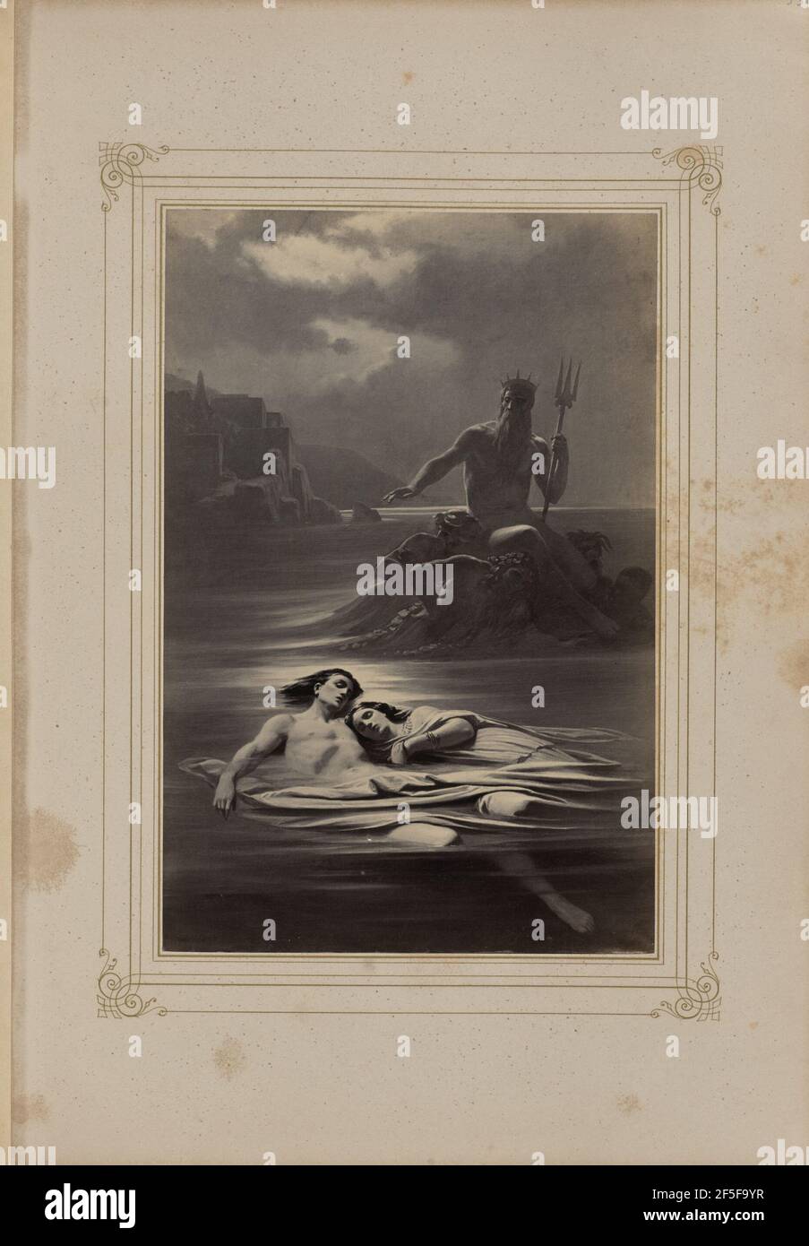 Hero und Leander. Josef Albert (German, 1825 - 1886 Stock Photo - Alamy