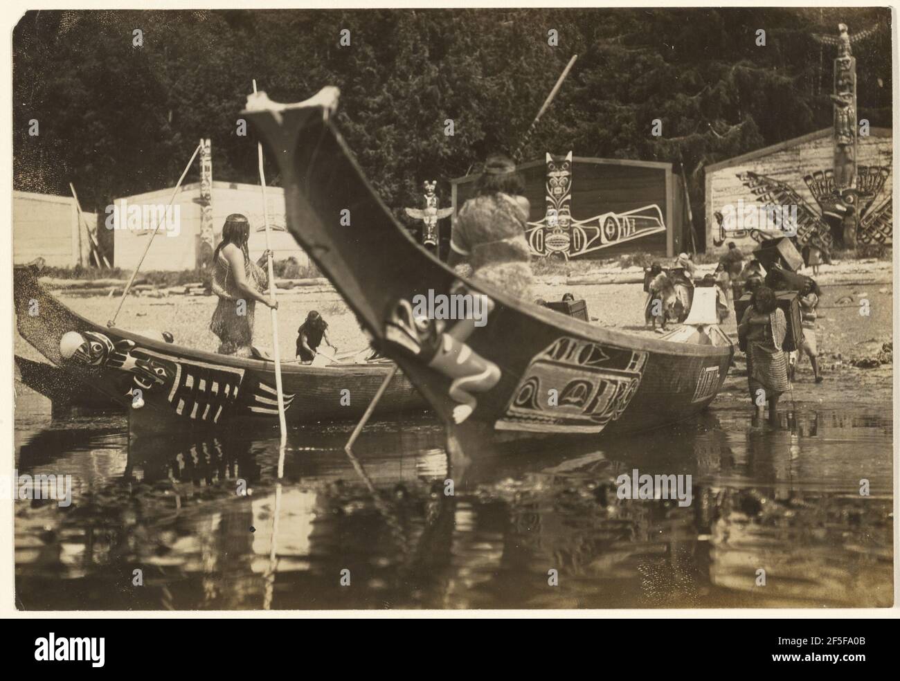 Strange sights met them at every turn. Edward S. Curtis (American, 1868 ...