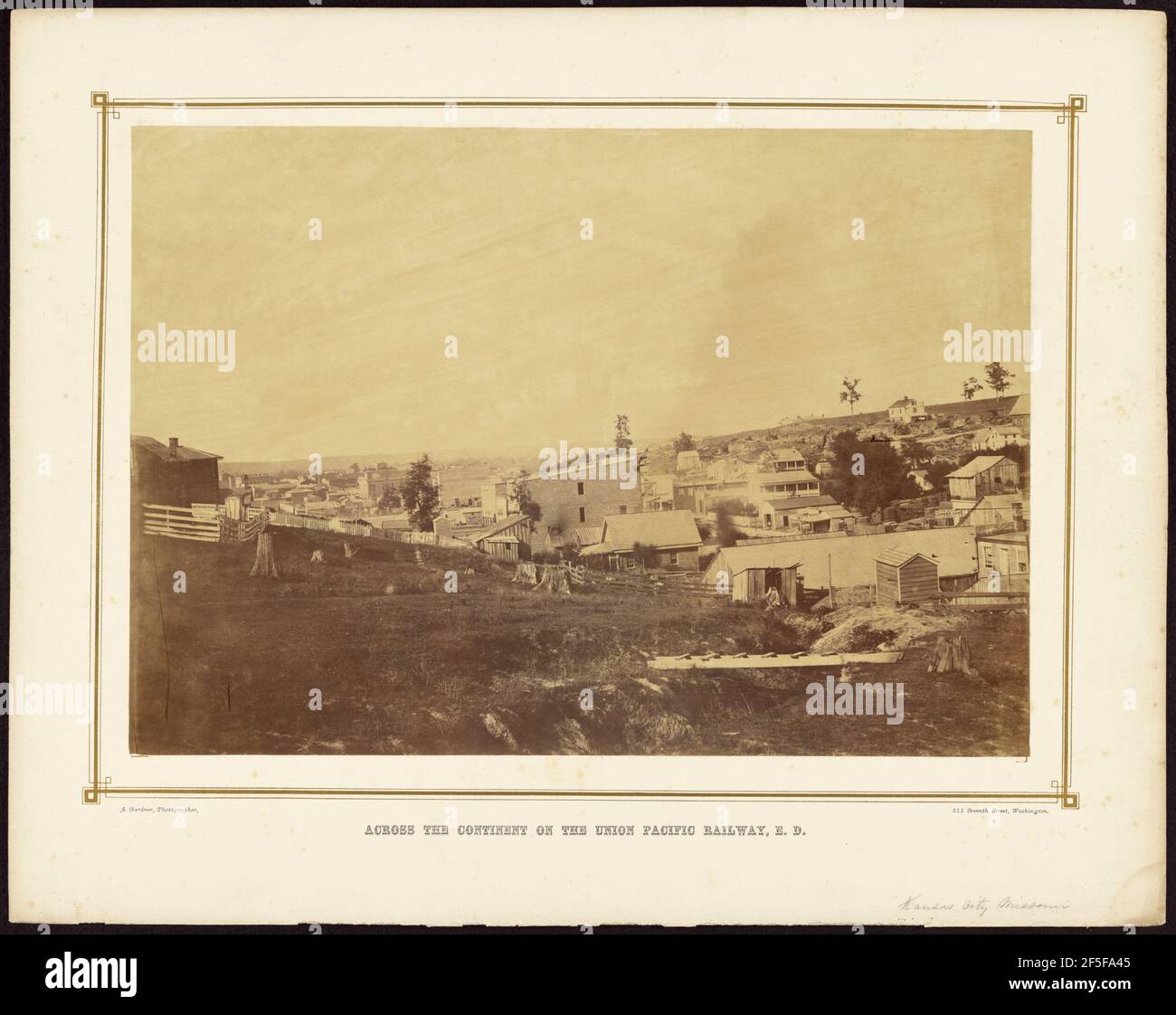 Kansas City, Missouri. Alexander Gardner (American, born Scotland, 1821 ...