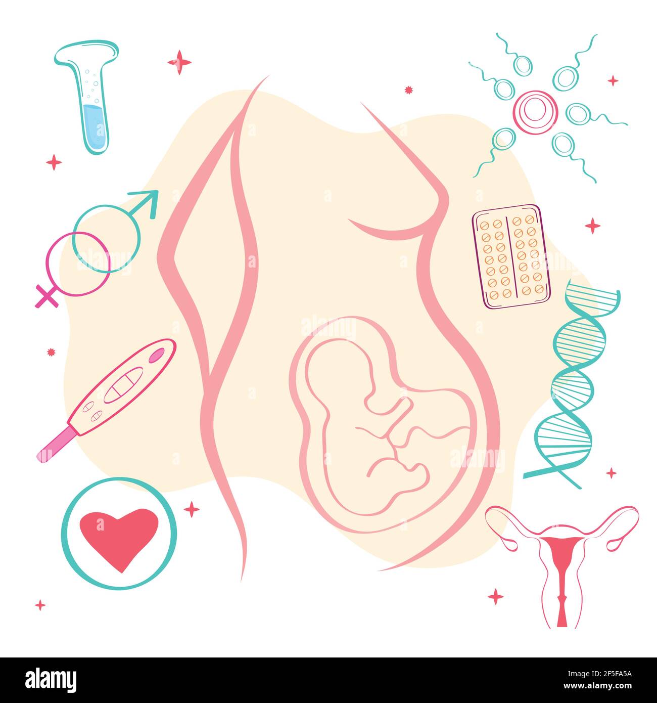 Fertility symbols Stock Vector Images - Alamy