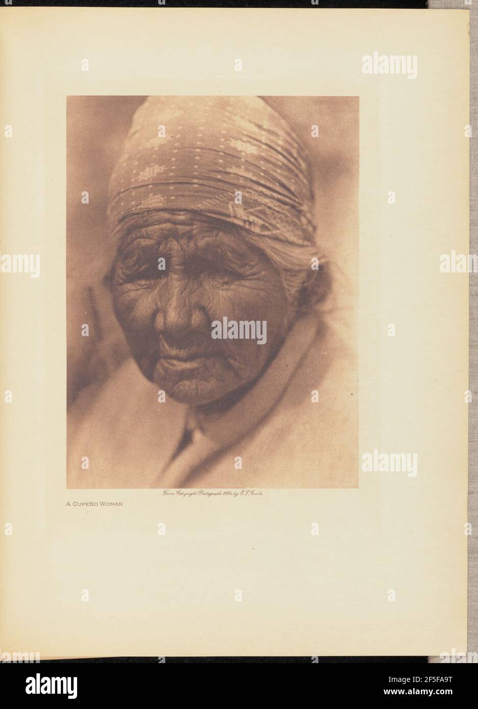 A Cupeño Woman. Edward S. Curtis (American, 1868 - 1952 Stock Photo - Alamy