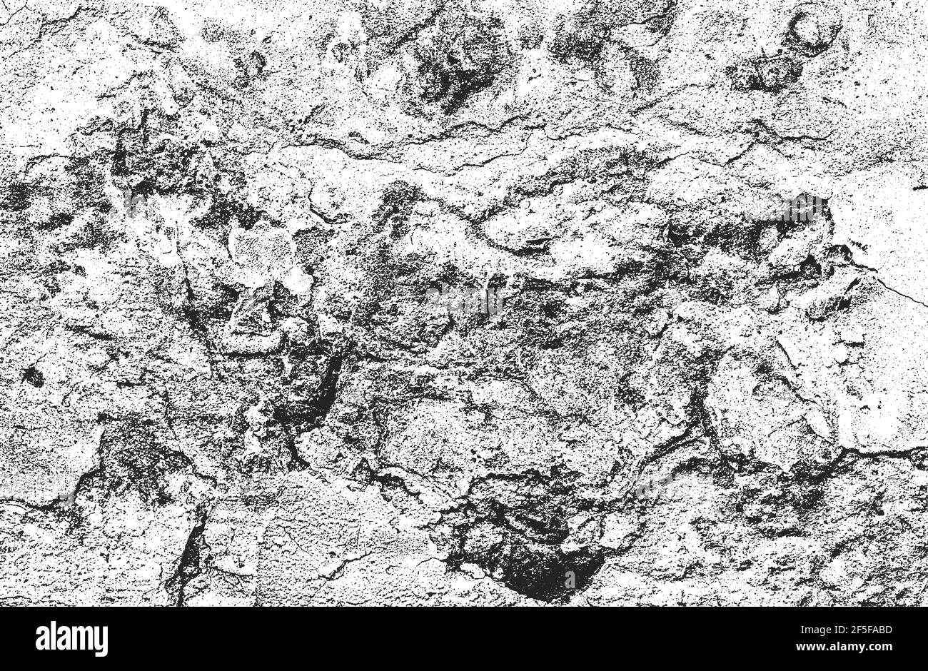 Distressed overlay texture of cracked concrete, stone or asphalt ...