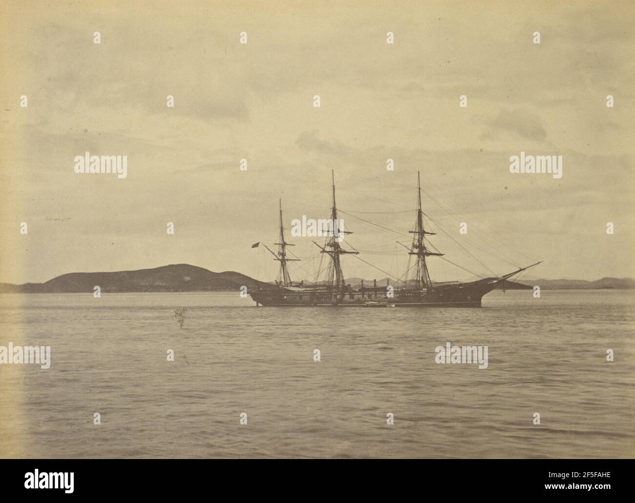 US Ship 'Alaska'. Felice Beato (English, born Italy, 1832 - 1909 Stock ...