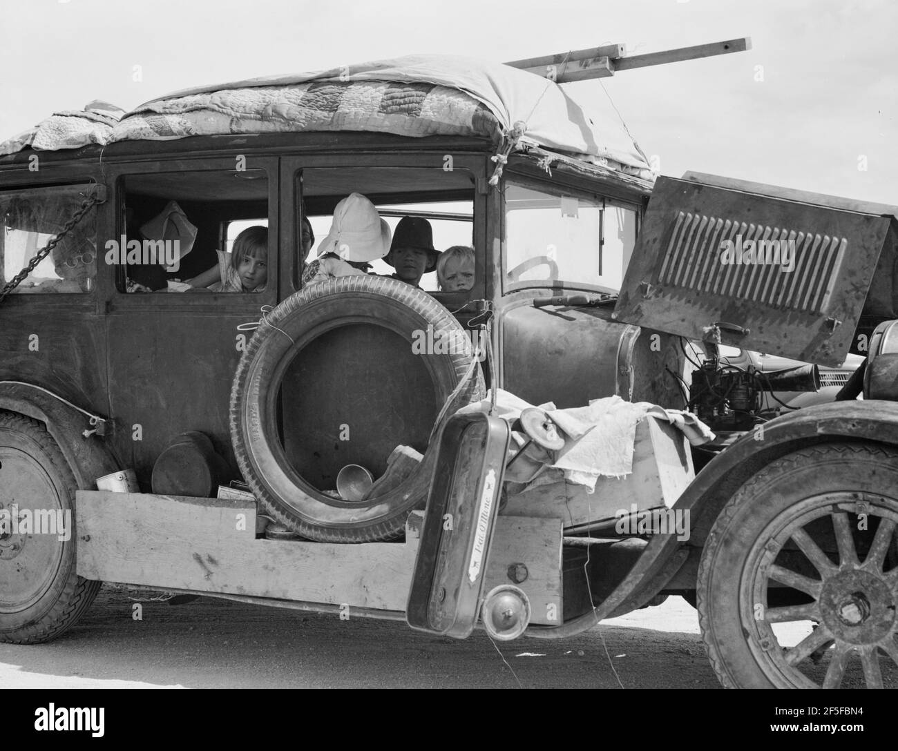 Great Depression Photos Car