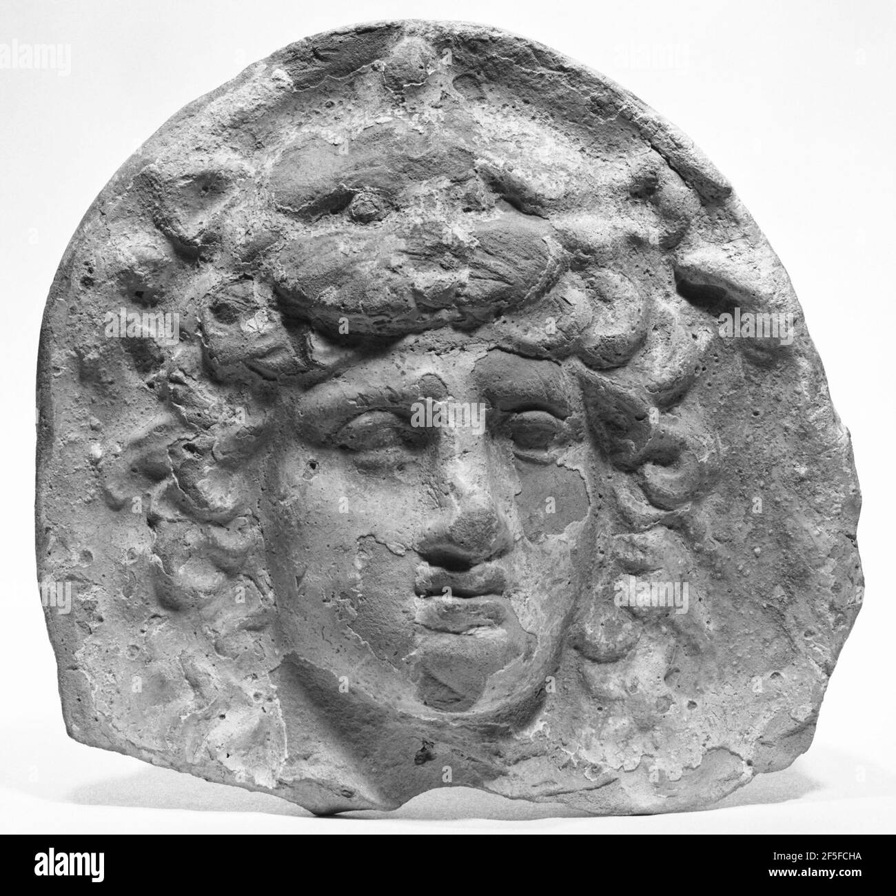 Antefix with the Head of Artemis/Bendis Wearing a Lion Skin Cap ...