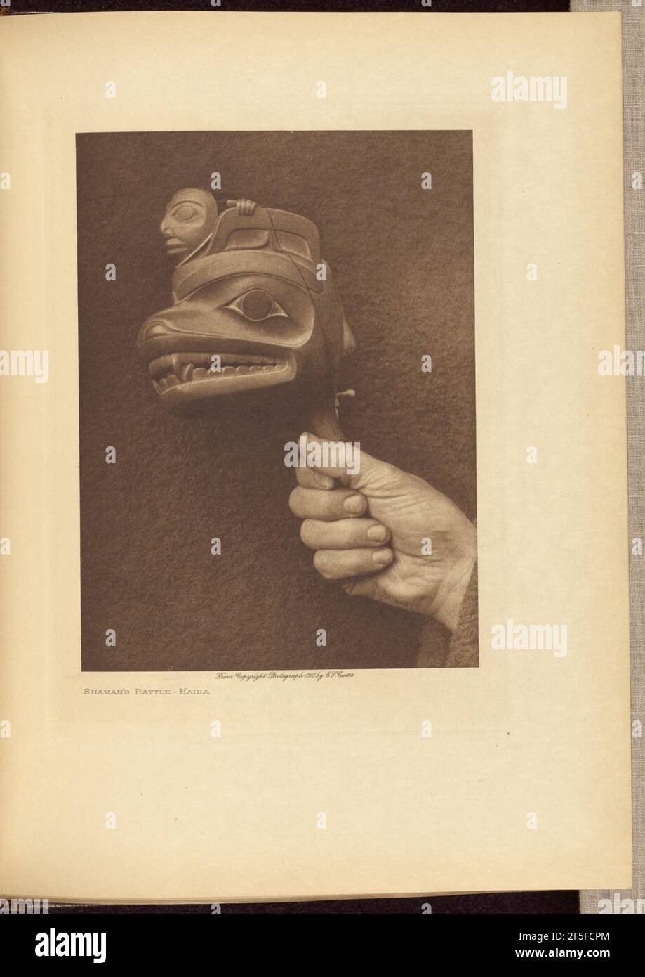 Shaman's Rattle - Haida. Edward S. Curtis (American, 1868 - 1952 Stock ...