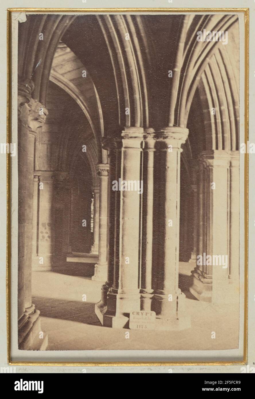 Glasgow Cathedral - The Crypt. George Washington Wilson (Scottish, 1823 ...