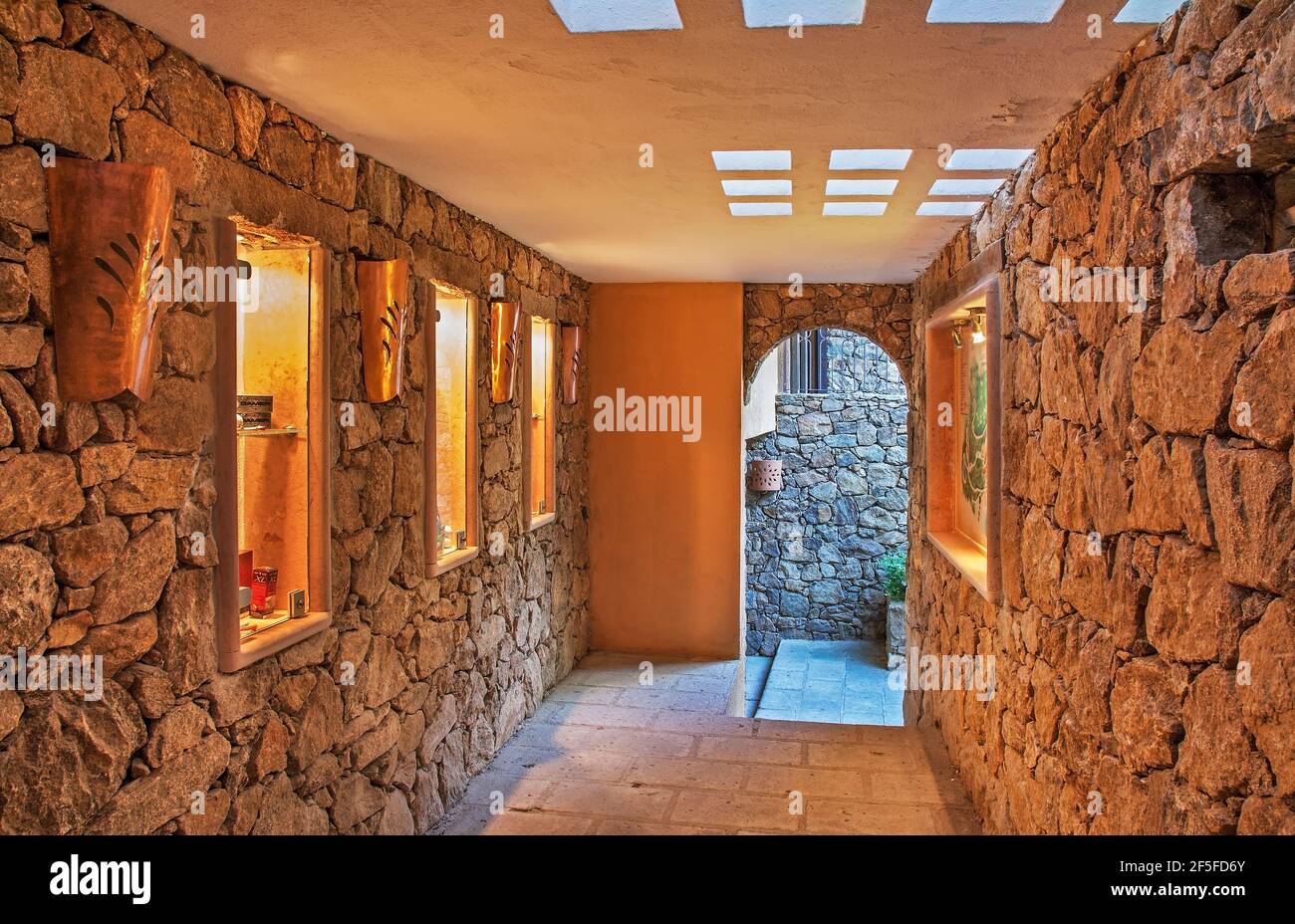 Capo d’Orso Hotel Thalasso and SPA near Palau. Sardinia. Italy Stock ...