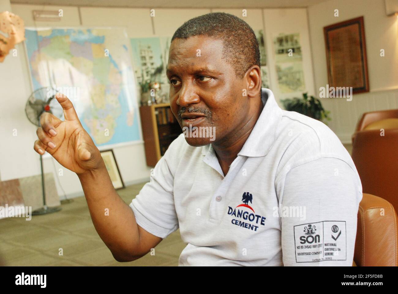 Aliko Dangote, a Nigerian billionaire business magnate, the wealthiest ...