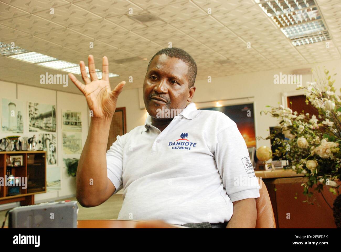 Aliko Dangote, a Nigerian billionaire business magnate, the wealthiest ...