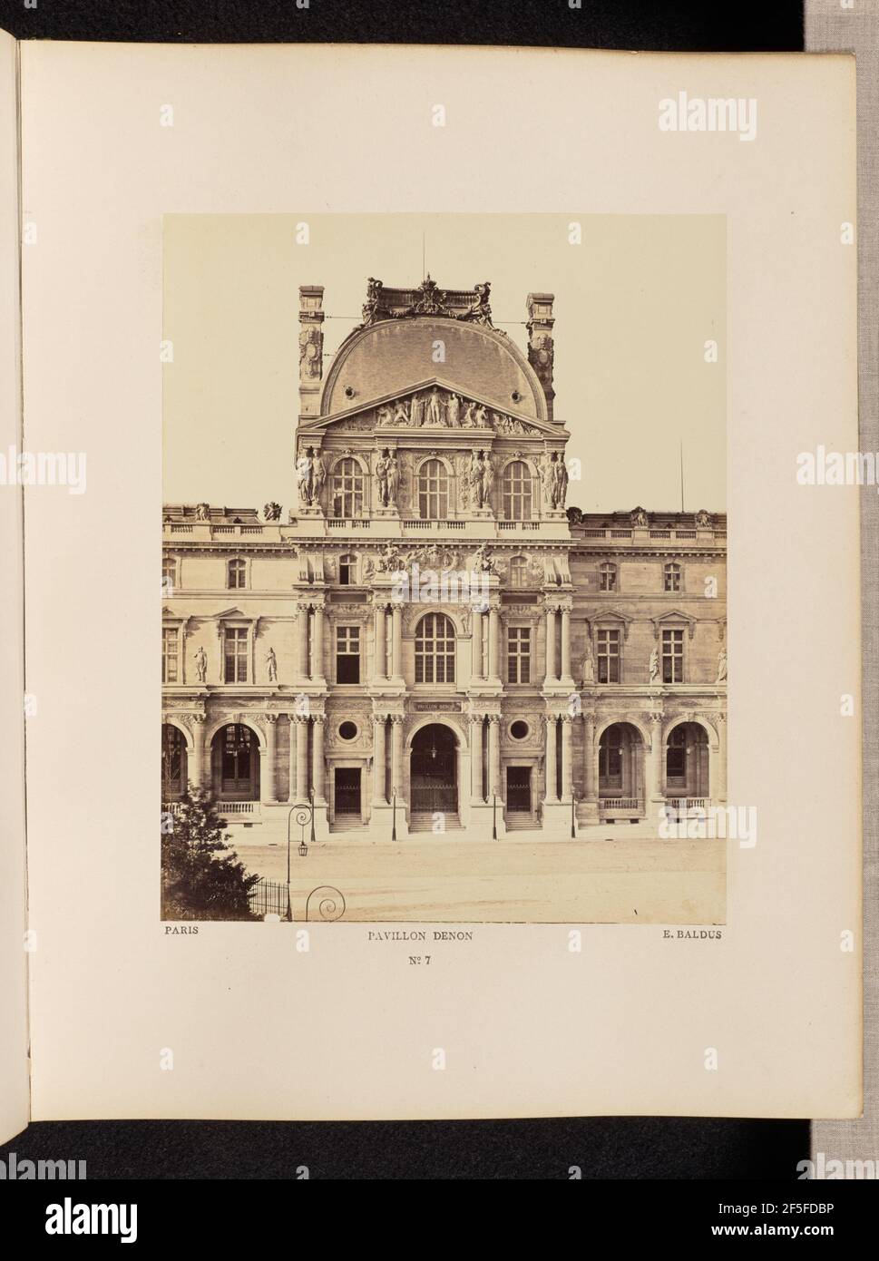 Pavillon Denon (No. 7). Édouard Baldus (French, born Germany, 1813 ...