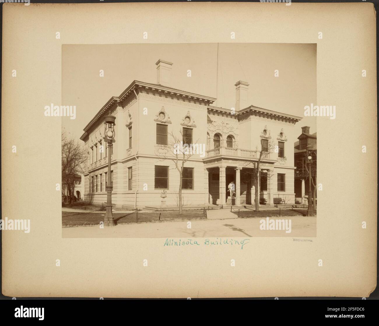 Minnesota Building. Browning (American, active 1890s Stock Photo - Alamy