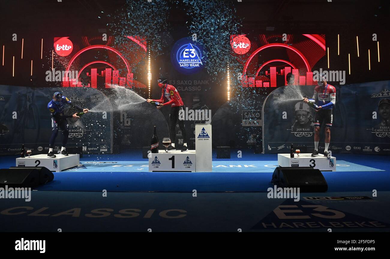 French Florian Senechal of Deceuninck - Quick-Step, Danish Kasper ...