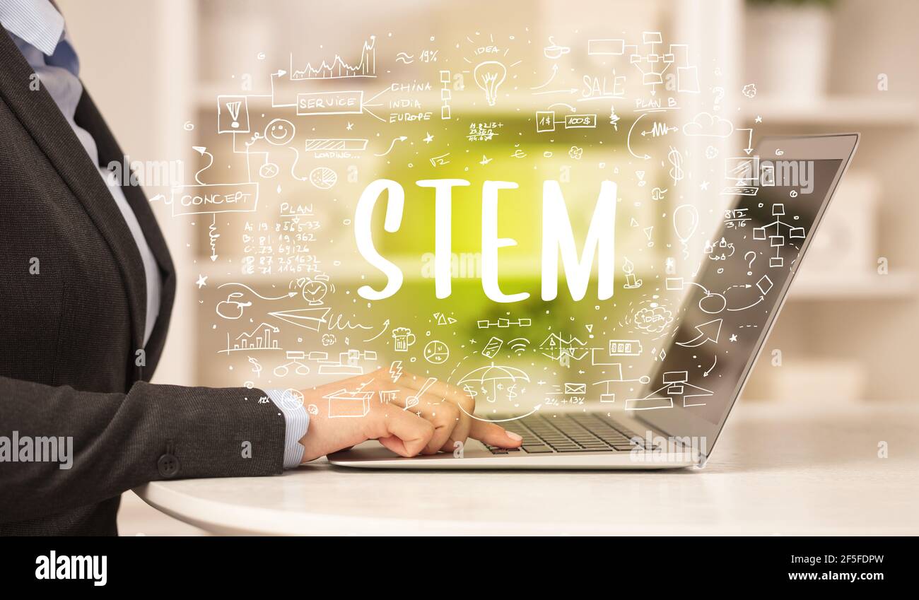 hand working on new modern computer Stock Photo - Alamy