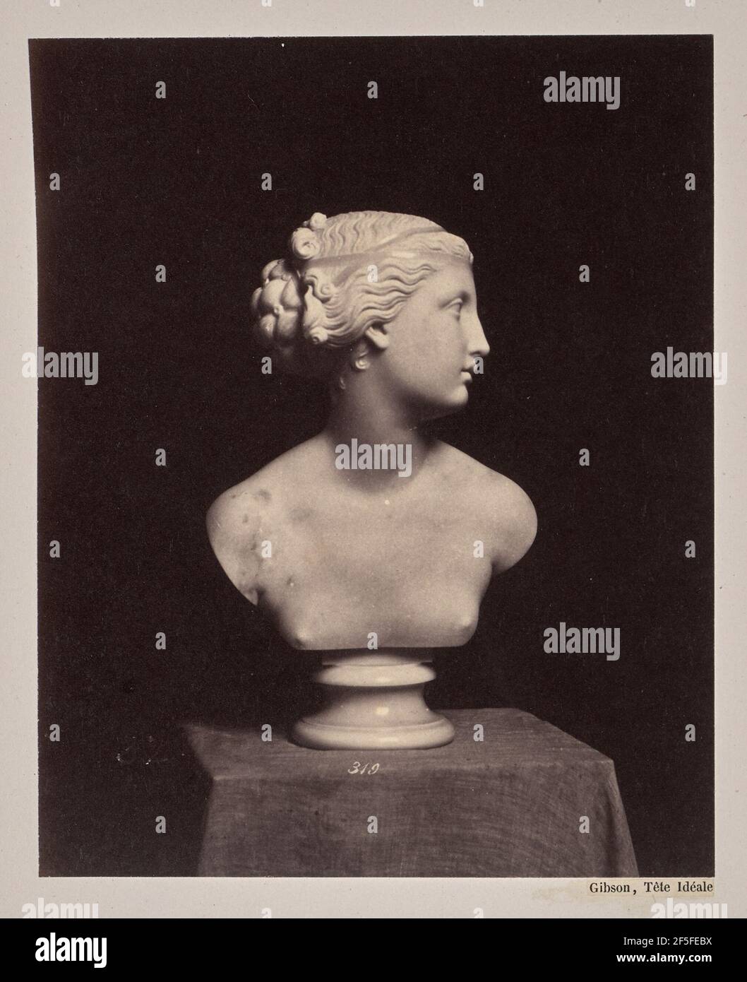Gibson, Tête Idéle. James Anderson (British, 1813 - 1877 Stock Photo ...