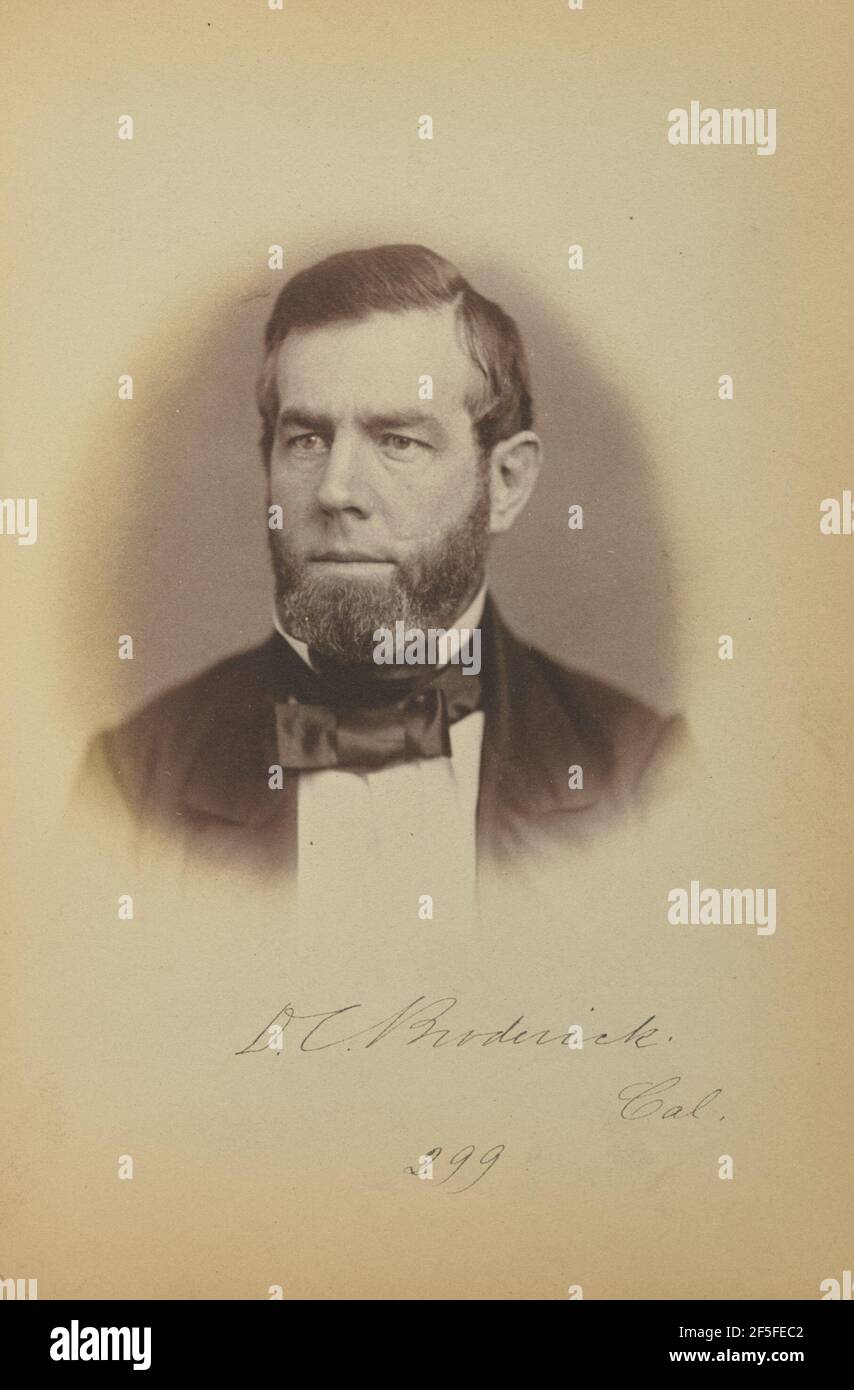 David C. Broderick Stock Photo - Alamy