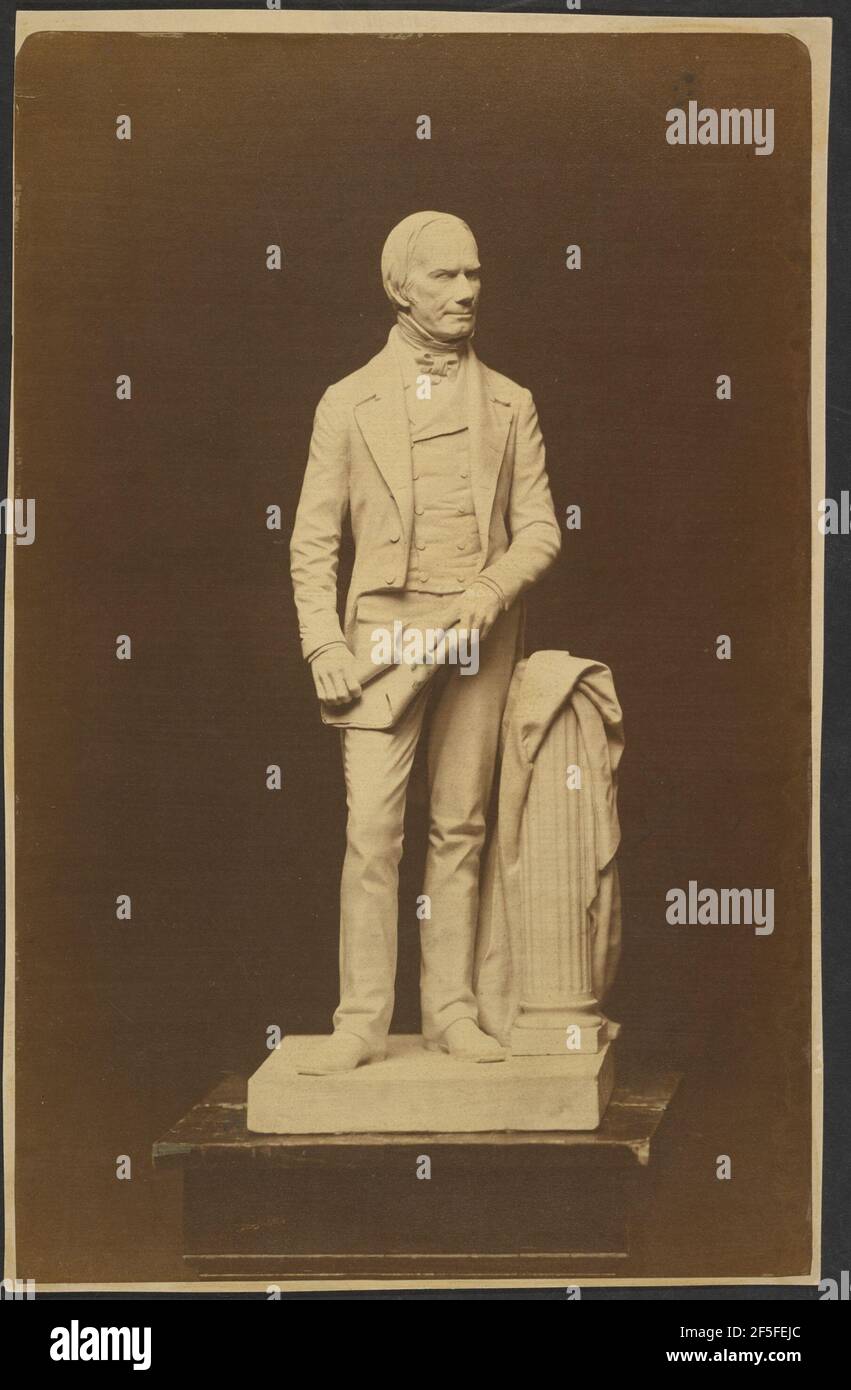 A Photograph from the Original Statuette (by Ball) of Henry Clay, View ...