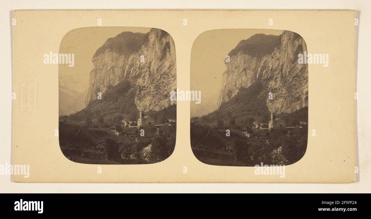 Chute du Stanbach, pres Lauterbrunn. (Suisse). Claude-Marie Ferrier ...