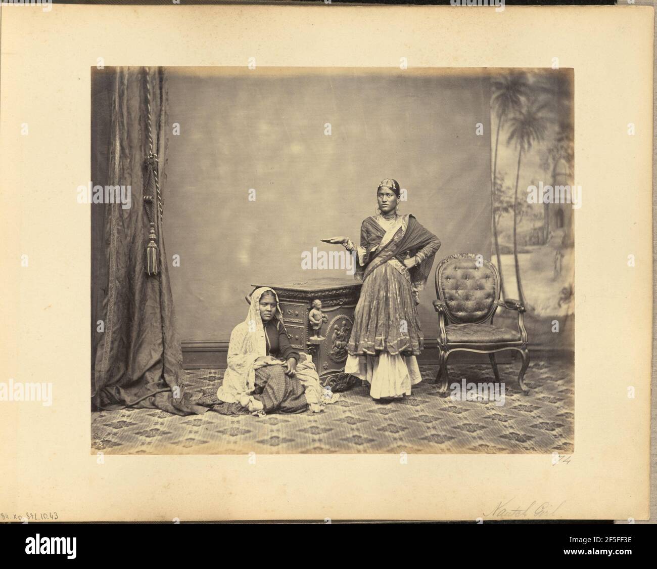 Nautch Girl. John Edward Saché (Prussian or British, born Prussia, 1824 ...