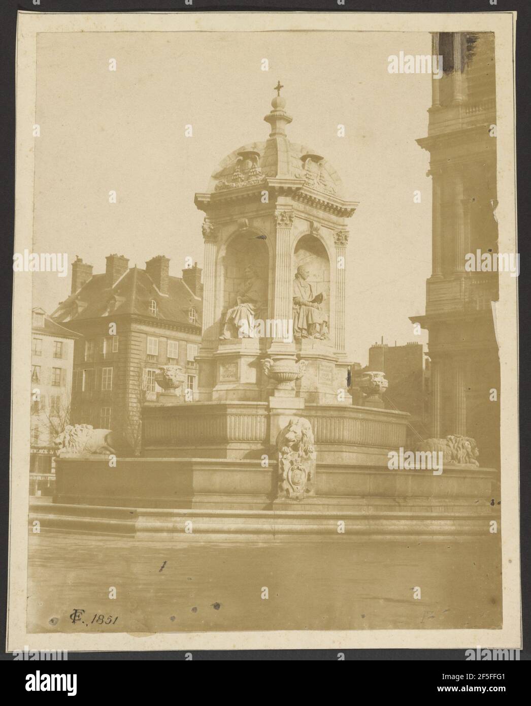 Fountain of the Four Bishops. Jacques Alexandre Ferrier (French, 1831 ...