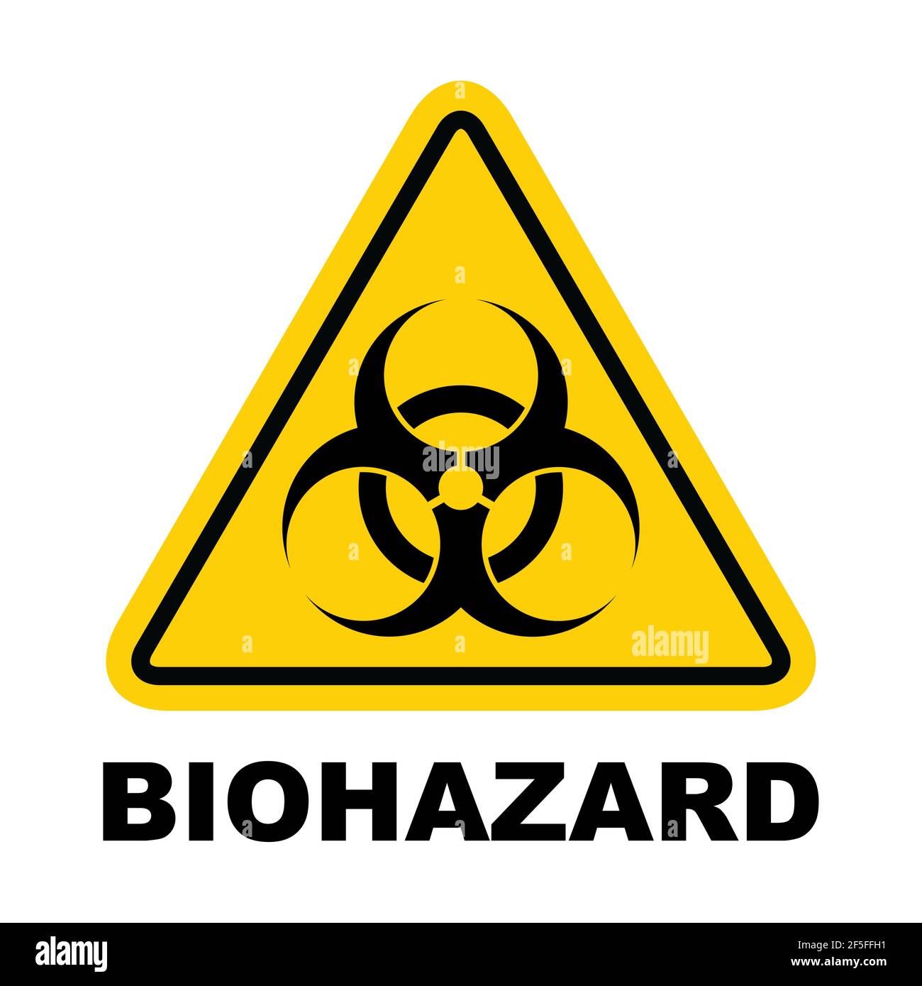Biohazard modern website icon isolated on white background. Design for ...