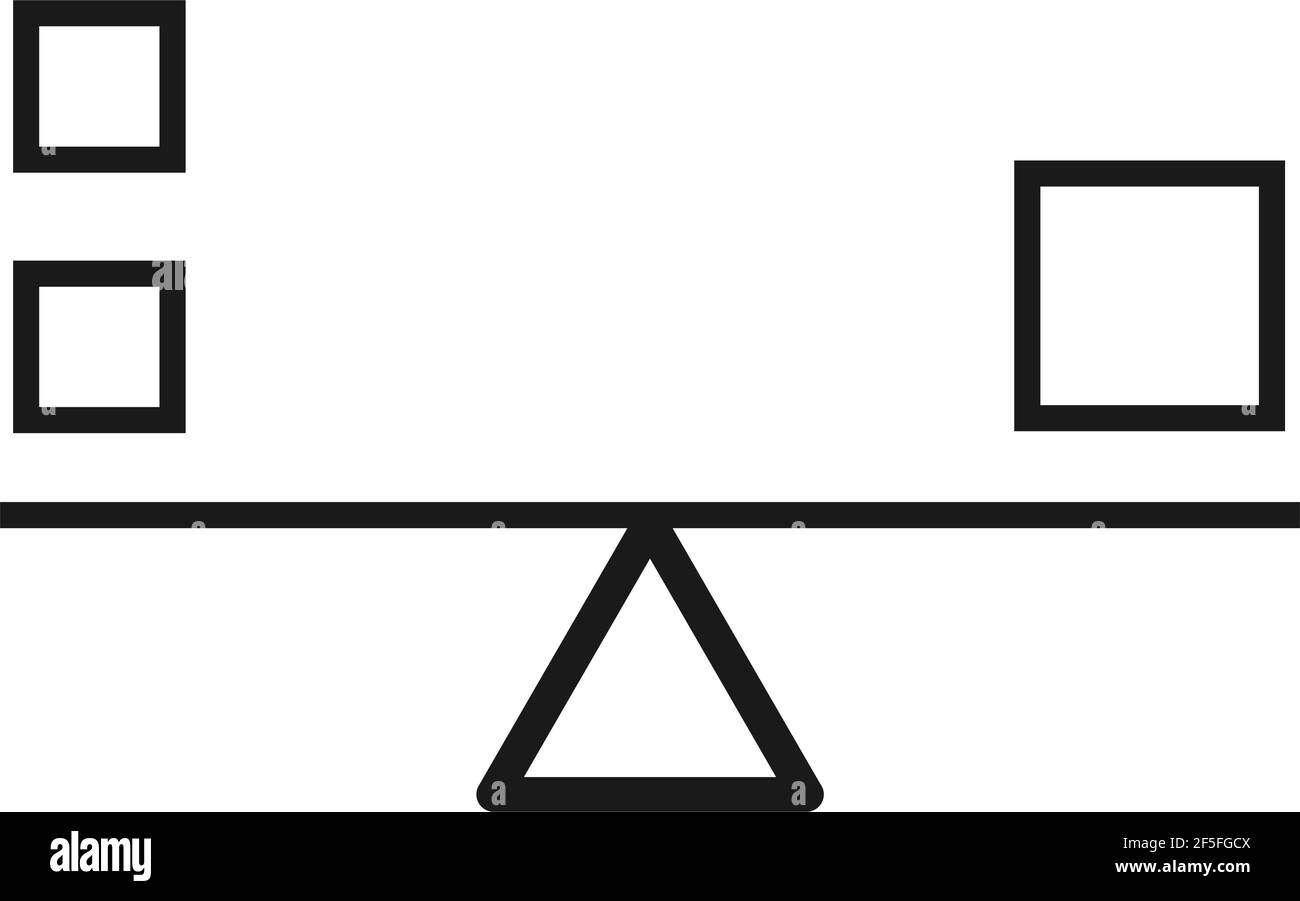 Balance harmony vector icon isolated on transparent background ...