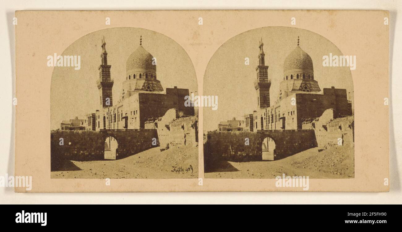 The Mosque of Emeer Akhor. Cairo, Egypt. Francis Frith (English, 1822 ...