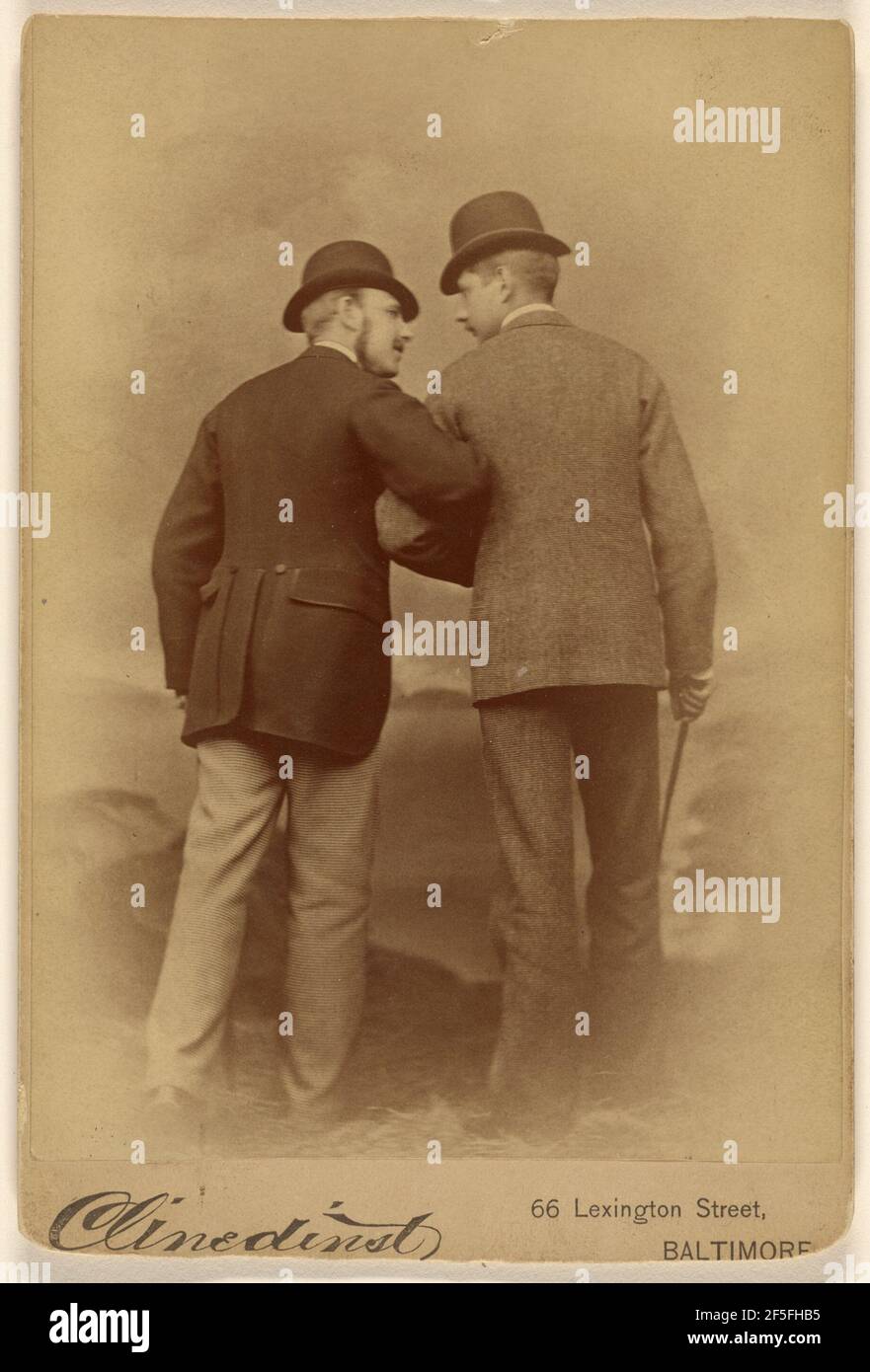 Clymer White and George May of Baltimore taken in 1879.. Barnett M ...